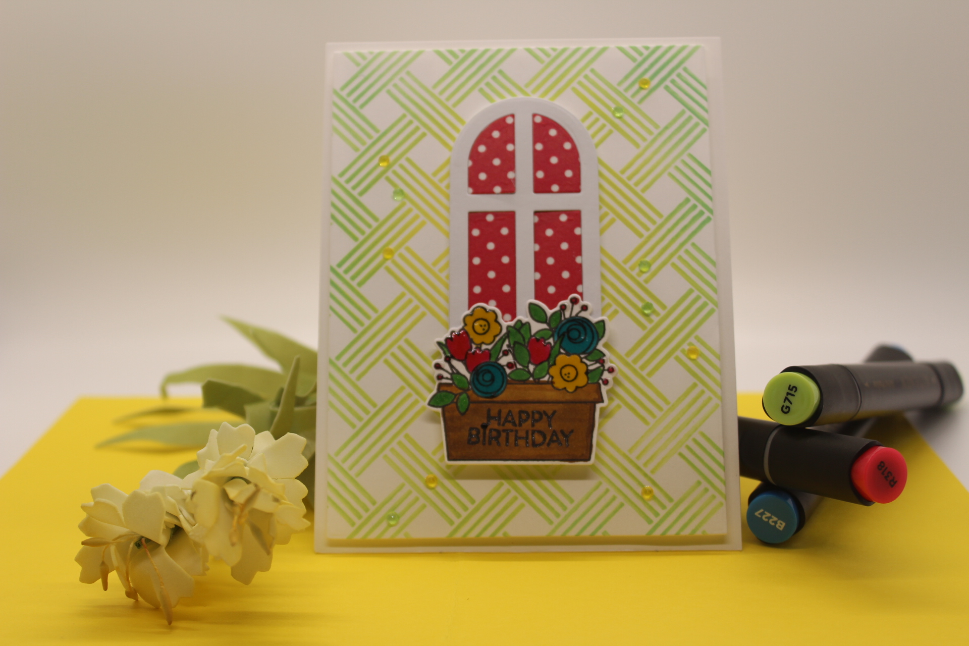 Happy Birthday Window Card – Calla Lily Cards